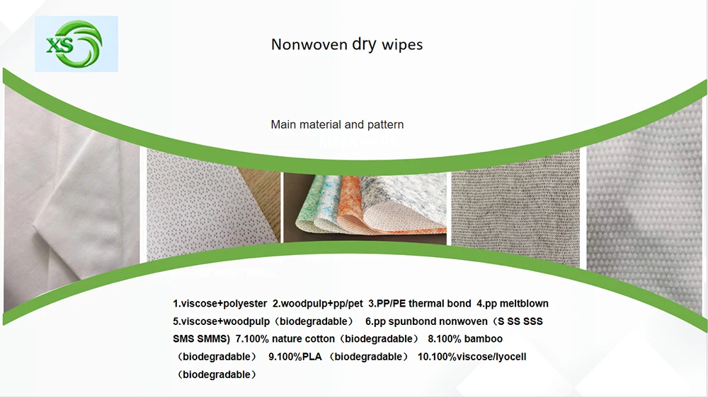 Sustainable Dry Wipes - Spunlace Nonwoven Patient Cloths
