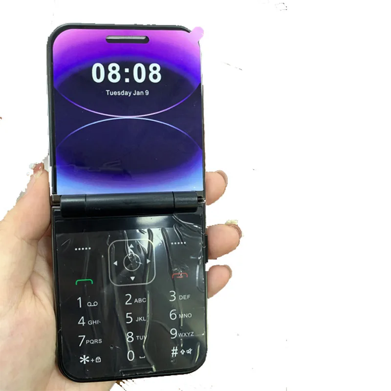 Wholesale 4G Elder Flip Mobile Phone Dual Screen Big Battery Big Button ...