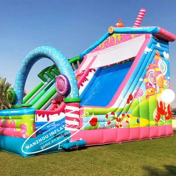 Giant Candy Land Birthday Party Inflatable Bouncer Slip And Slide - Buy ...