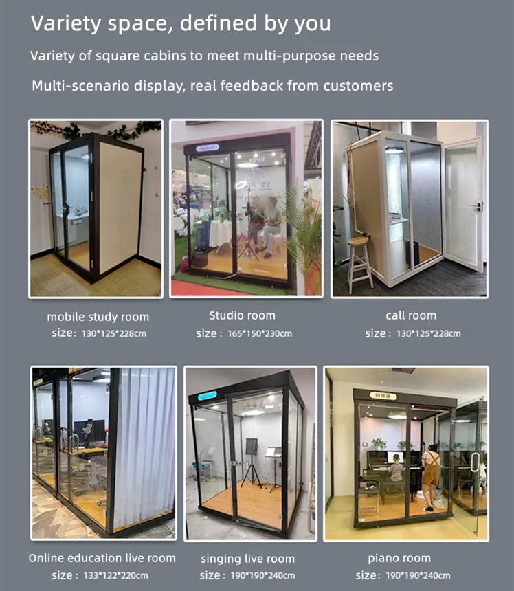 S-02 Mini Soundproof Studio For Live Webcasting Stream Pod Direct ...