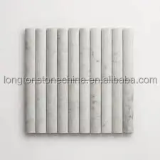 Kit Kat Beige Travertine Marble Mosaic Tile for Kitchen Backsplash ...