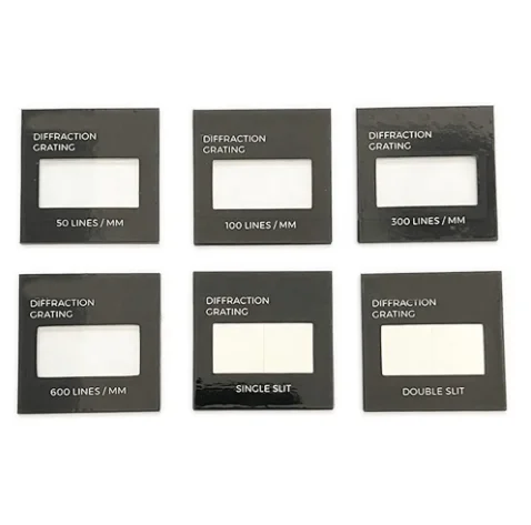Diffraction Slits & Grating Set for Physics Lab Equipment