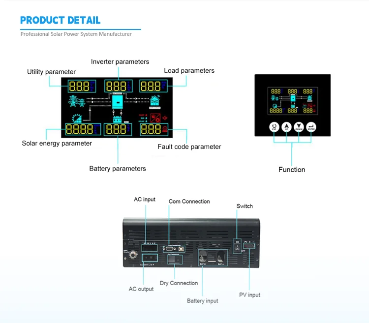 3.6kva Hybrid Inverter 48v Solar Inverter Hybrid 5kw 11kw Single Phase ...