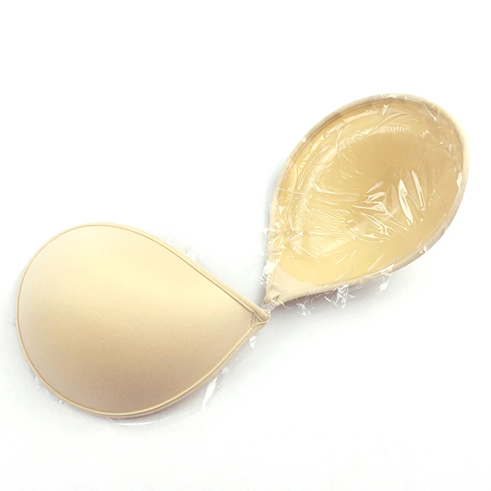 Mei Xiao Ti Lovely Sexy Round Shape Adhesive Strapless Bra Seamless ...