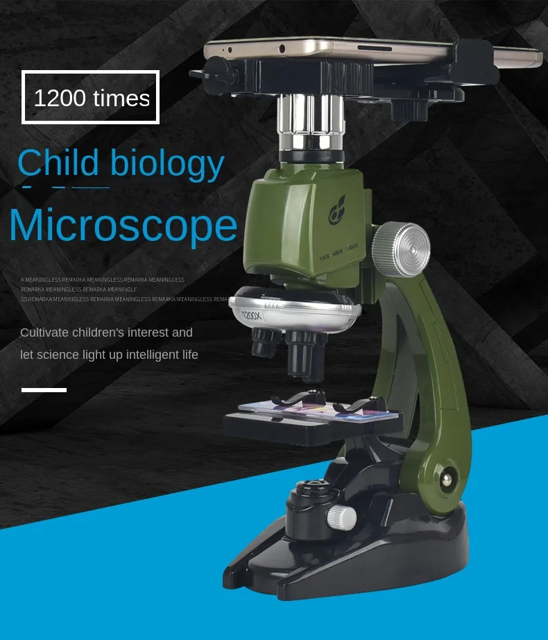 Student Learning Educational Stem Led Microscope For Kids Science Toys ...