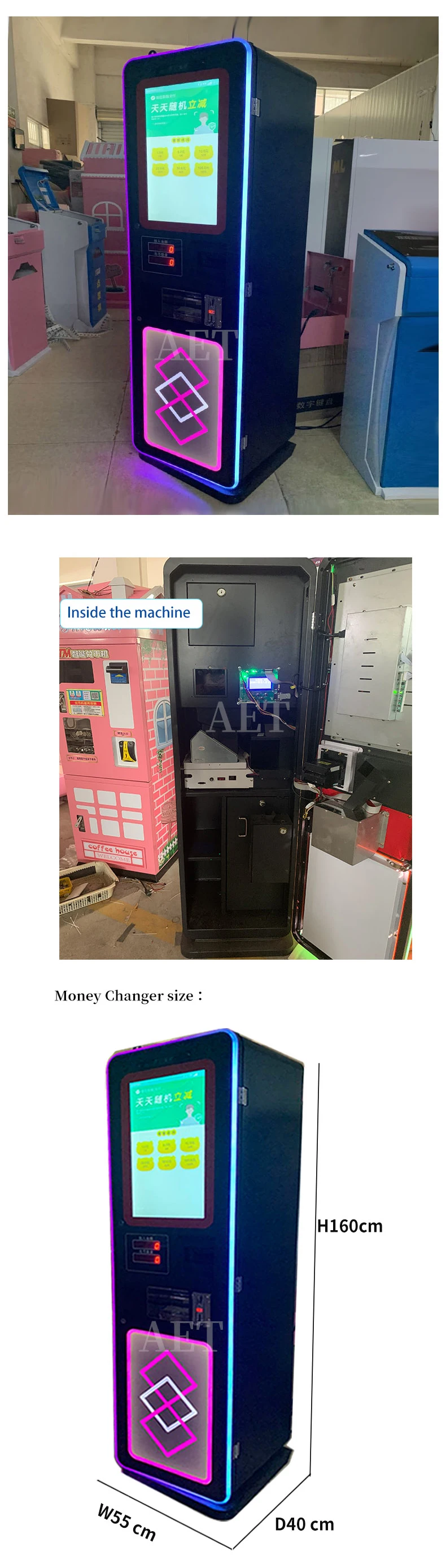 Exchange Machine Coin Changer Machine Token Change Dispenser - Buy ...