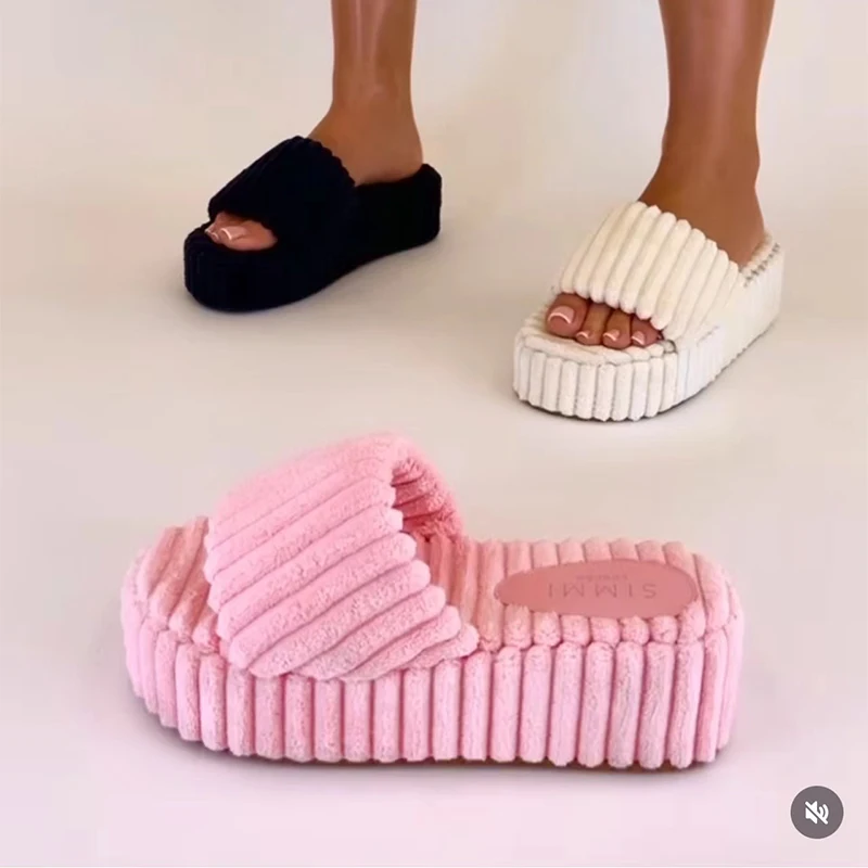 2023 Colorful New Design Fashion Slippers Thick Platform Casual Flip ...