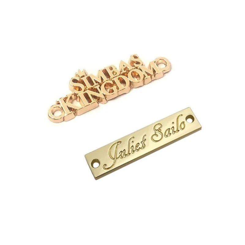 Professional Custom Gold Aluminum Brass Printing Engrave Brand Logo ...