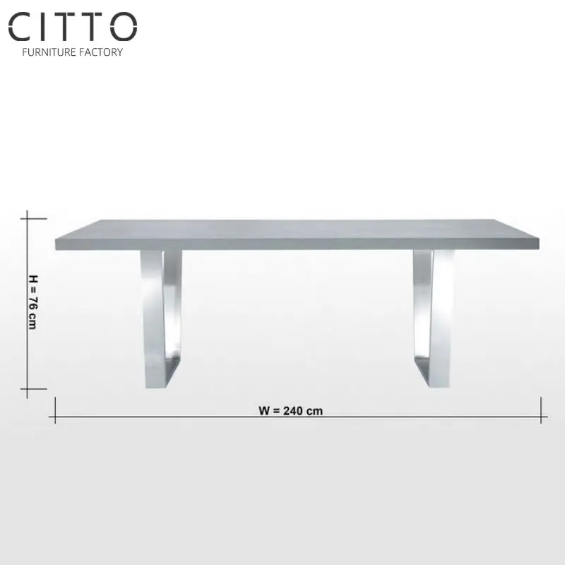 Gery Panel Dining Table Support Customization China Furniture Factory ...