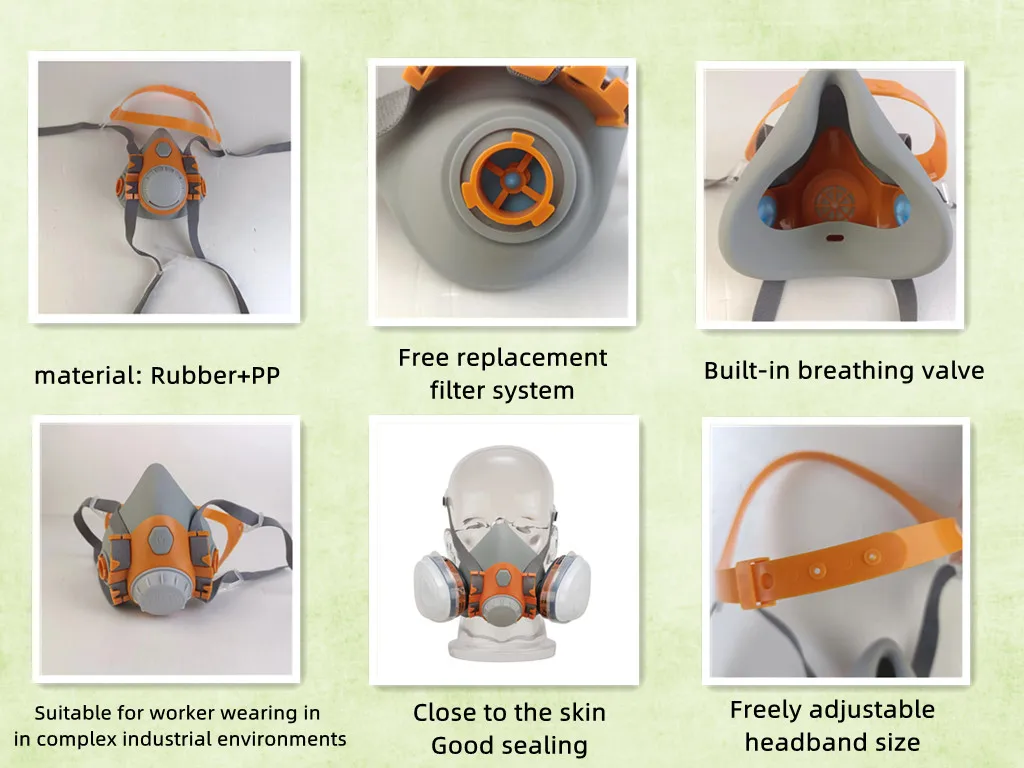 CE EN140 Filter - Reusable Dust Mask with P100 Protection