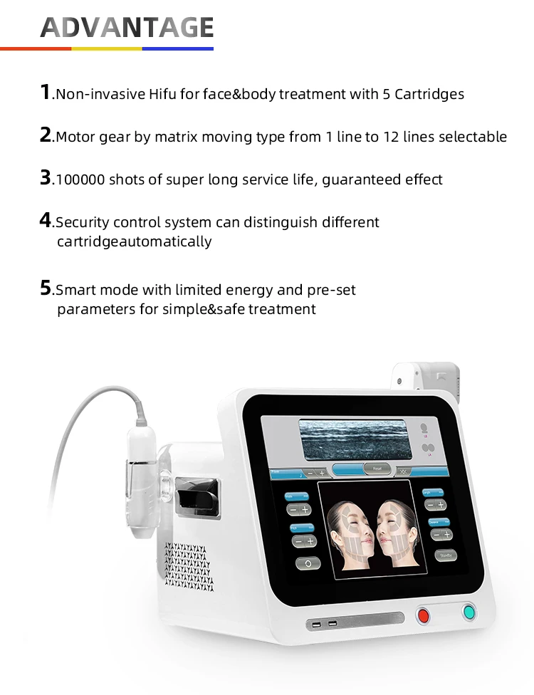 100000 Shots 12 Lines Beautemax Vmax 7d Hifu High Intensity Focused Ultrasound V Max Hifu ...