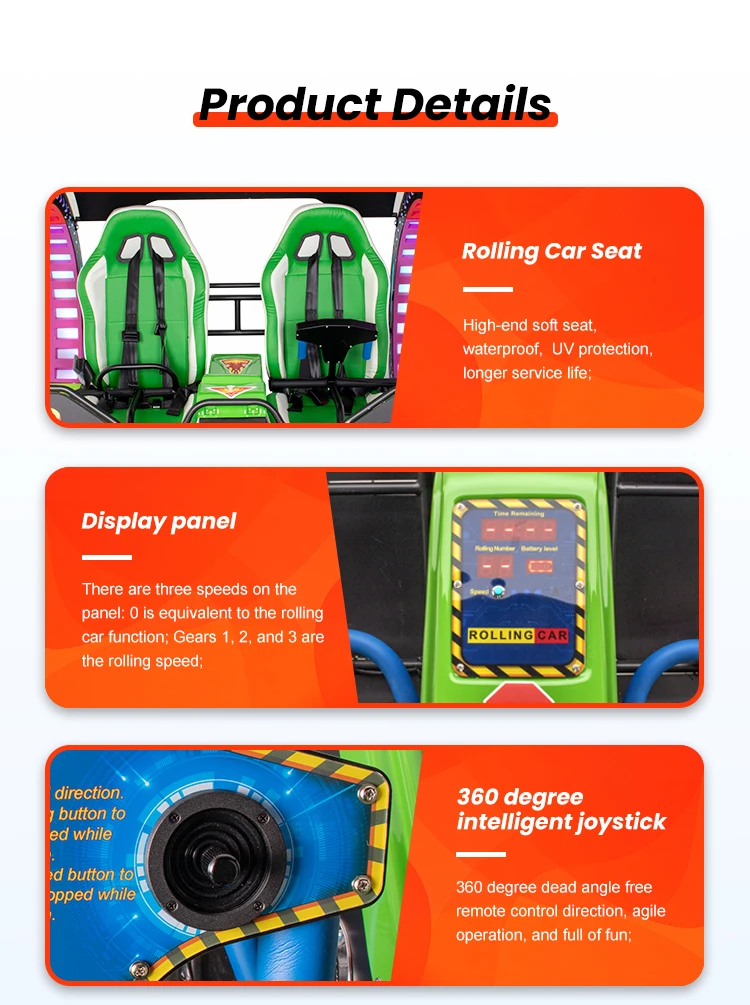 360 Roller Car - Happy Le Bar Cars Outdoor Remote Control