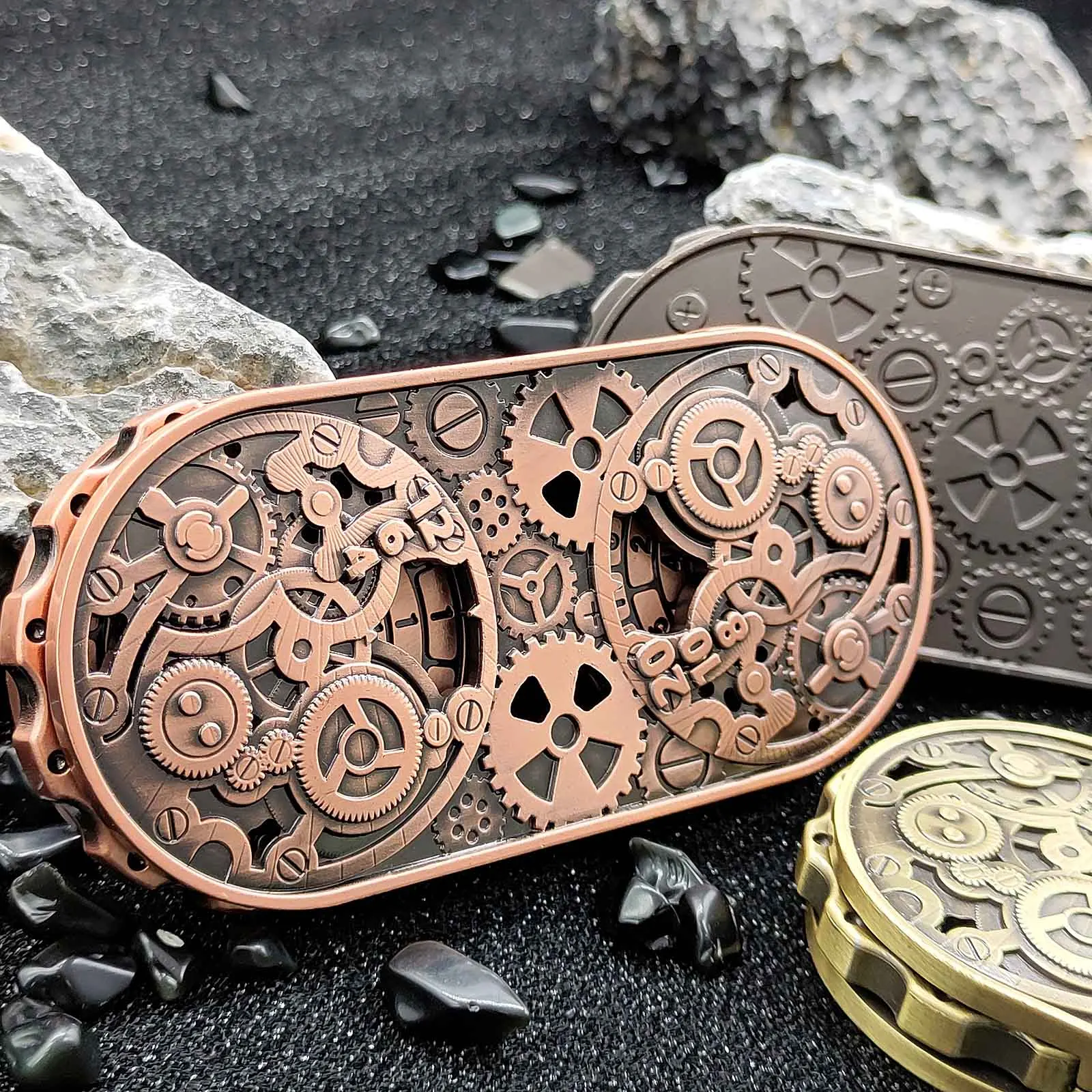 Cyberpunk Blood Spinner Double Creative Hollow Roulette Board Games ...