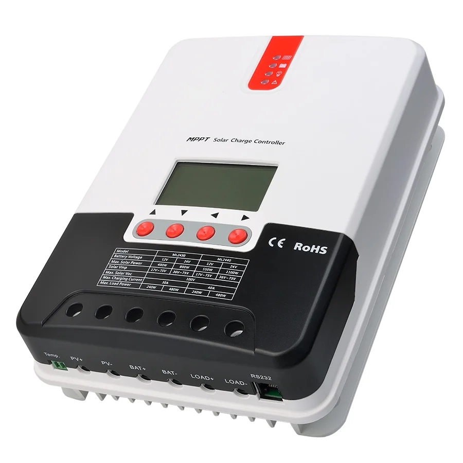 DOKIO 12v 24V 48V 30A 40A Solar Charge Controller - MPPT