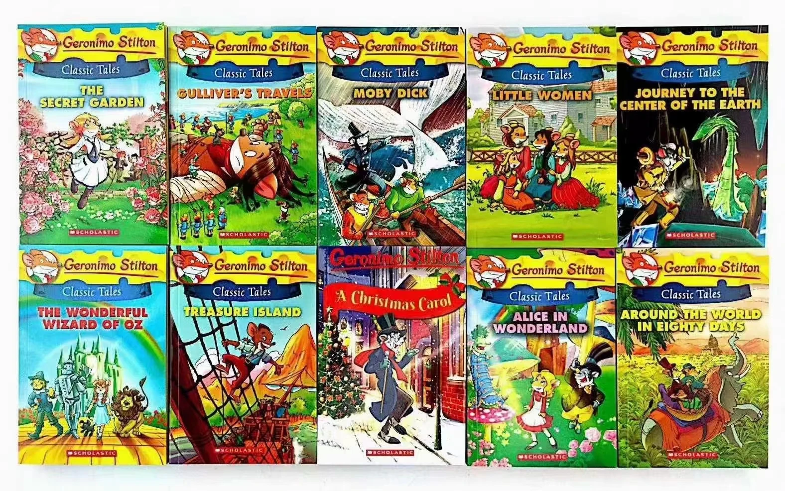 Geronimo Stilton Series - Classic Tales in 10 Volumes