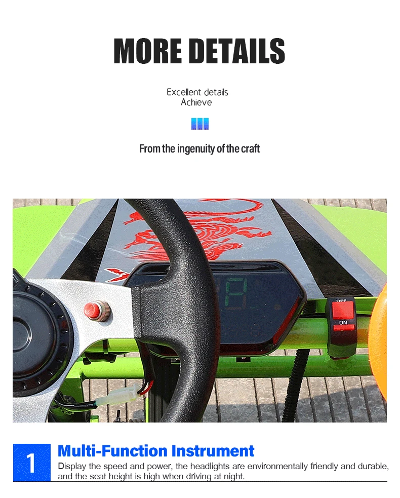 SIBO High Quality 500w 48v Mini Quad Electric UTV for Kids