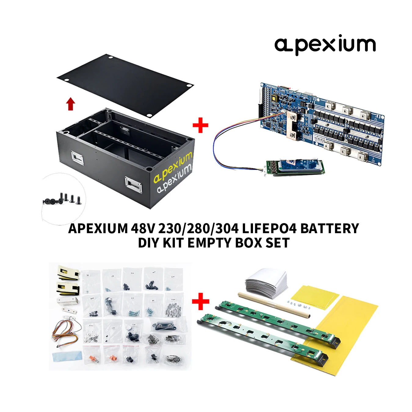 Apexium New Stock 280ah Lifepo4 Battery Box Case Diy 280 Kit Boxes 48v 280ah 304ah Lifepo4 ...