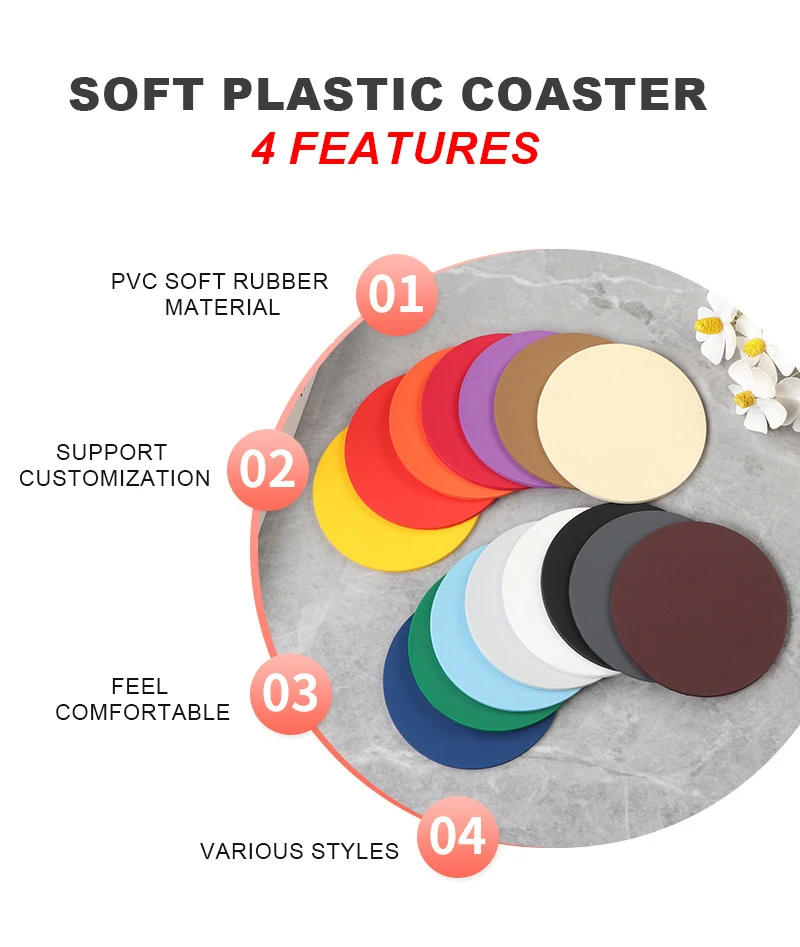 Custom Silicone Coasters - Promotional & Sustainable