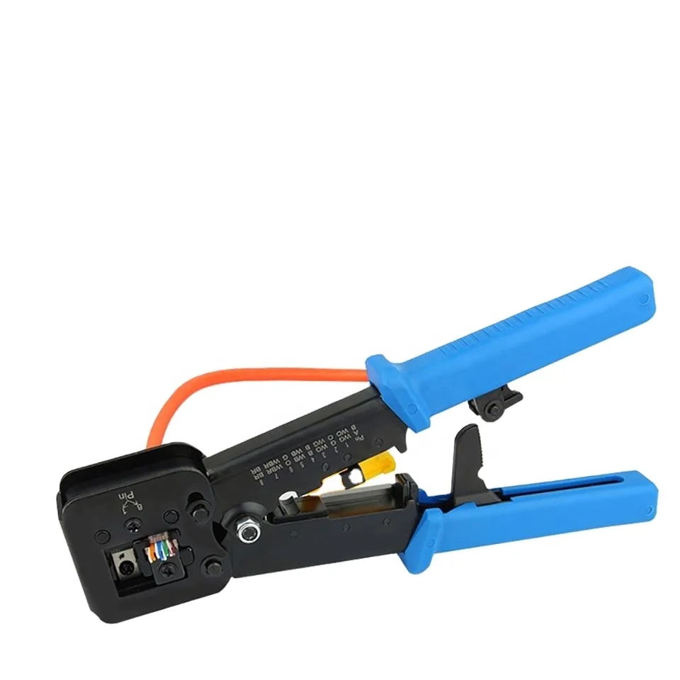 RJ45 of network patch cord Network Cable Crimping Tool RJ45 & RJ11 RJ12 ...