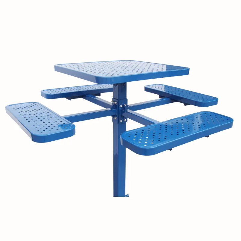 40 Inch 46 Inch square Table for Cafe Outdoor Table Bench Set Bench ...