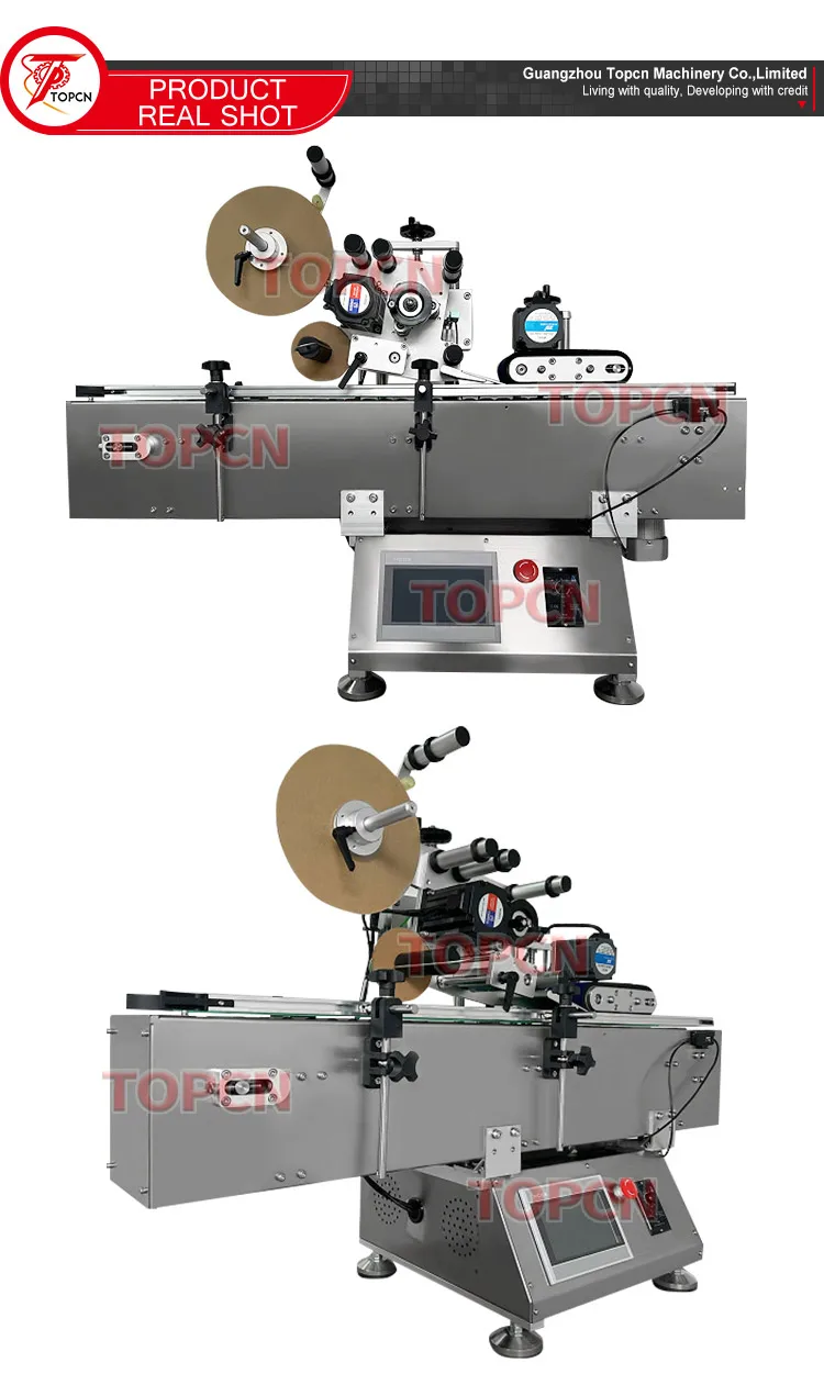 Automatic Desktop Horizontal Tube Sticker Labeling Machine