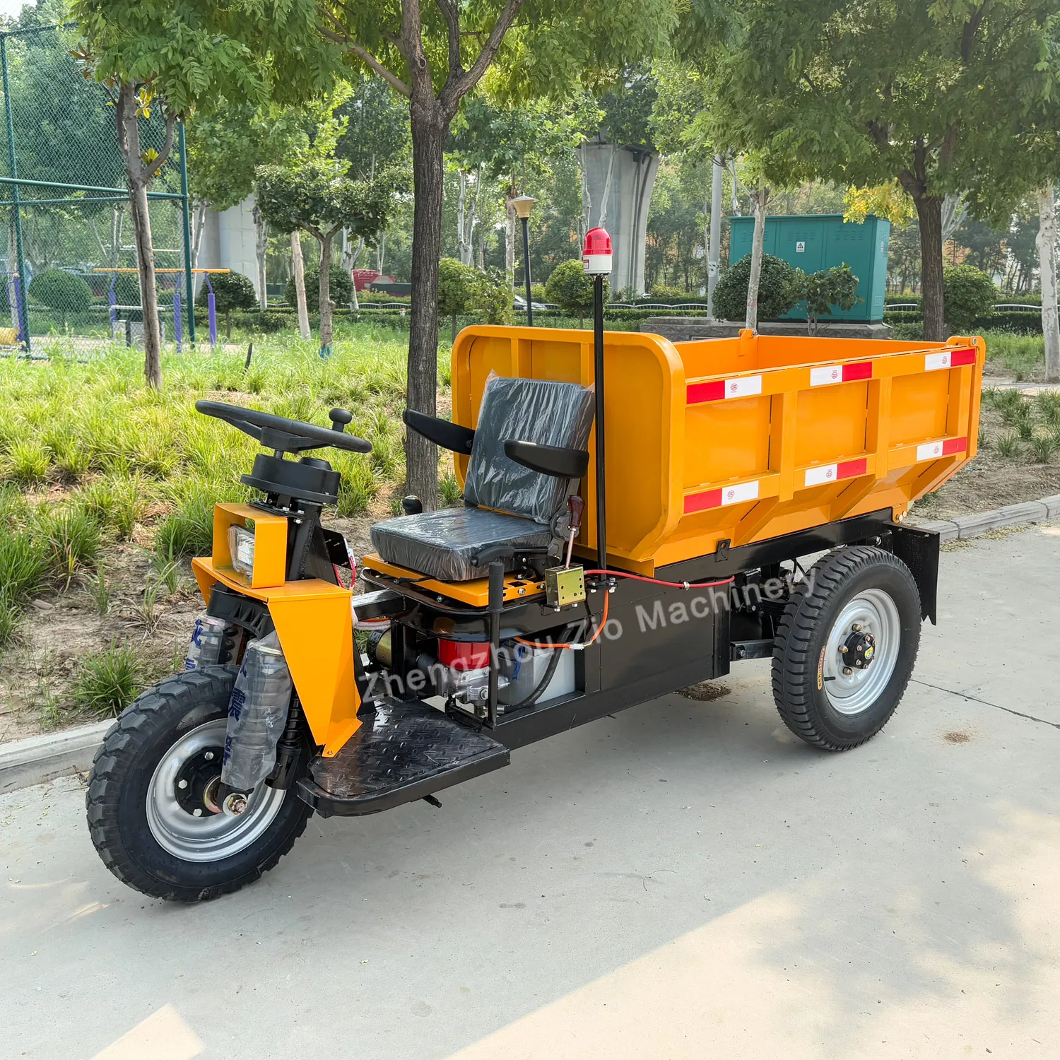 Mini Hydraulic Dumper Zio2Ton Truck Electric Three Wheeler with Dry ...