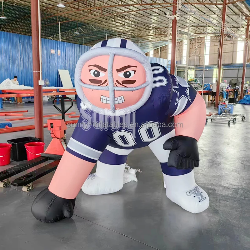 Customized Inflatable Football Player Model Advertising Inflatable ...