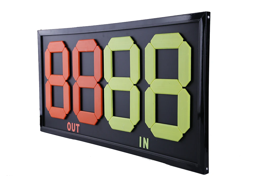 Manual Football Player Replacement Board Pvc Double-sided Replacement ...