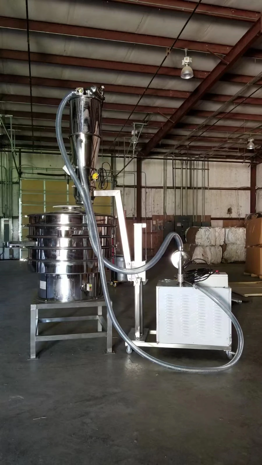 Pneumatic Conveying System Vacuum Feeder Conveyor for Coffee Beans