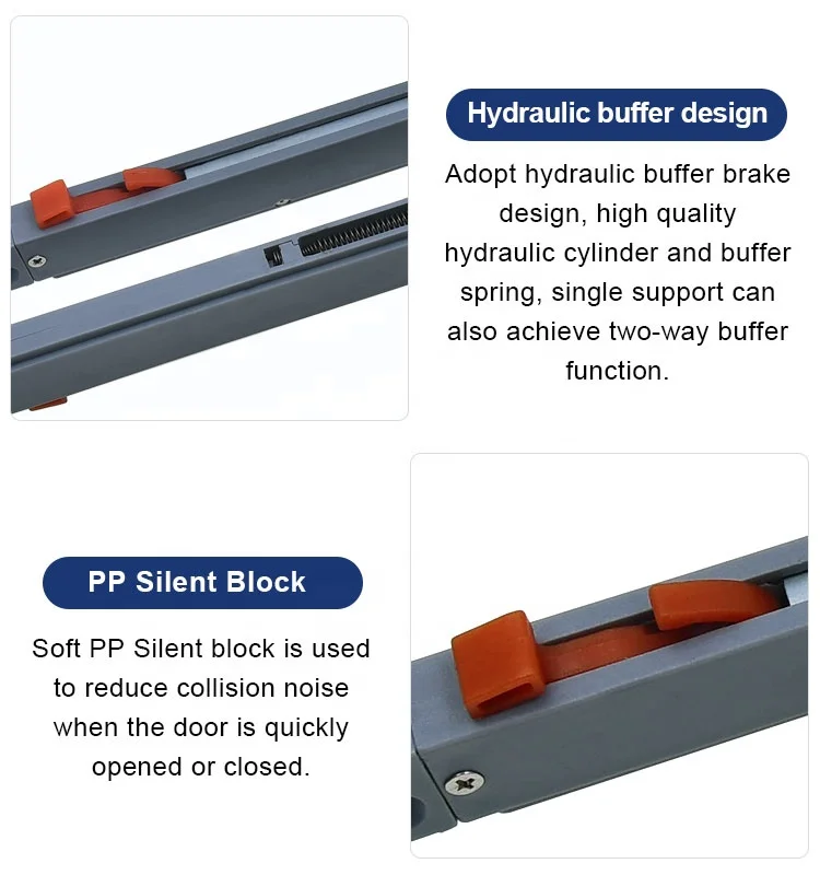 Ghost Door Sliding Hidden Hardware System with Nylon Rollers for Modern ...