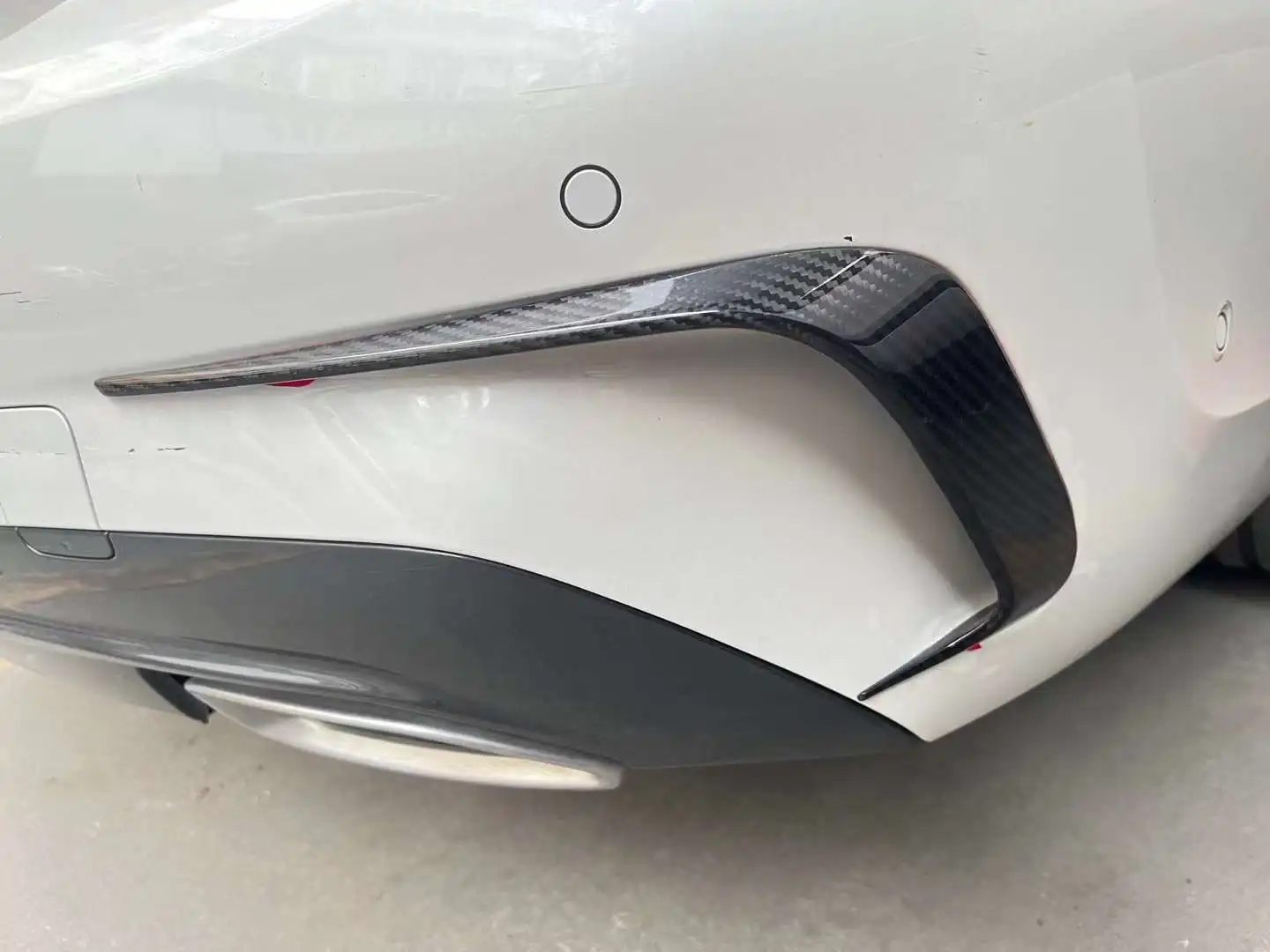 Body Kit CARBON FIBER FRONT BUMPER LIP SIDE SKIRTS REAR BUMPER LIP ...