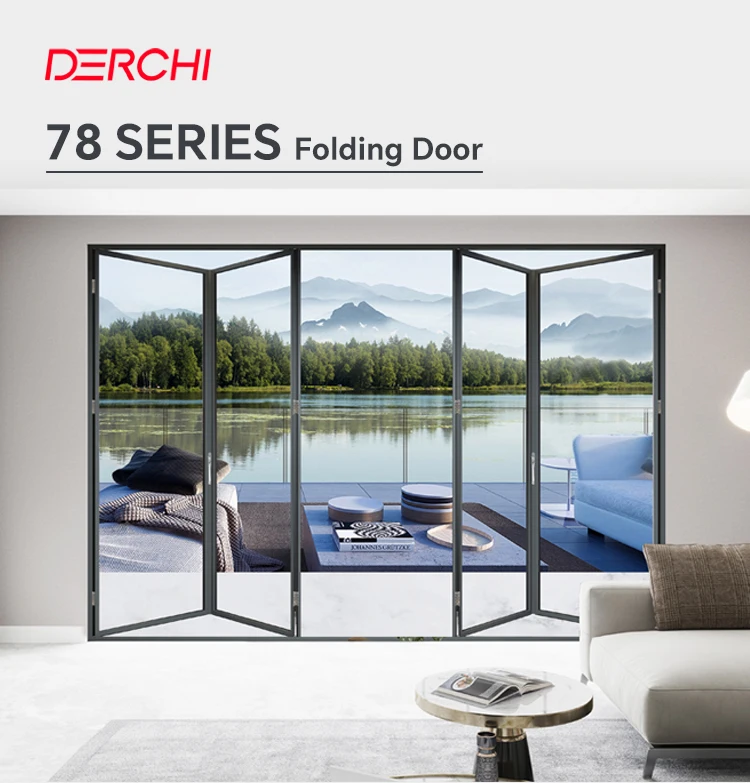 DERCHI Thermal Break Aluminum Folding Doors - Insulation
