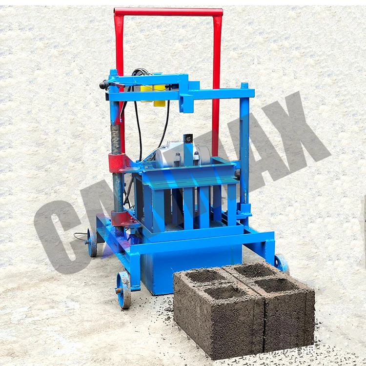 QT2-25 Manual Operation Mobile Brick Machine - 4000-60000 Pieces/day