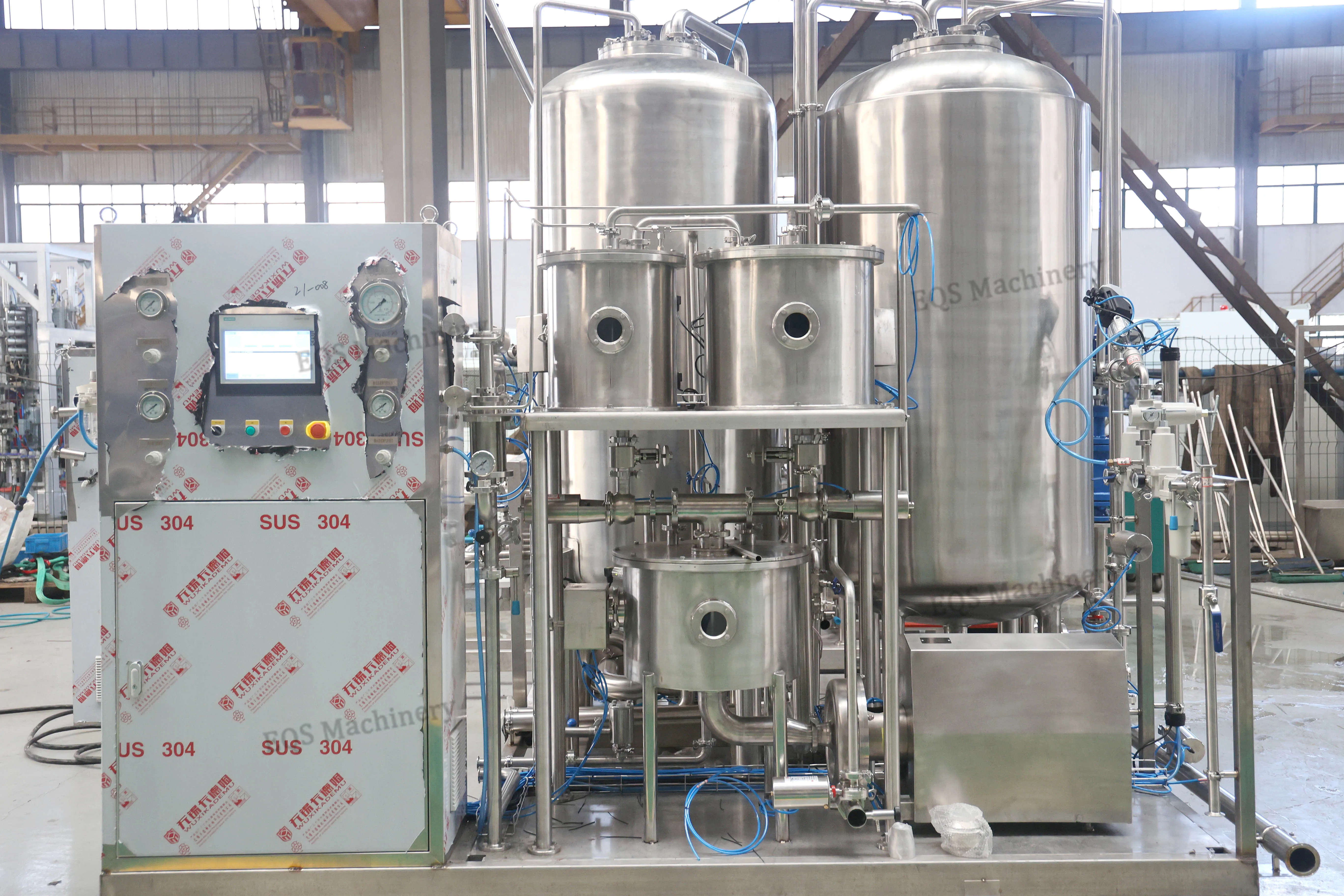 Carbonation Machine for Soft Drink - 4000BPH Production Line