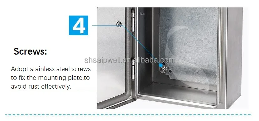 Outdoor Steel Box Saipwell/saip Sus304/sus316 Ip66 Ip65 Nema Waterproof ...