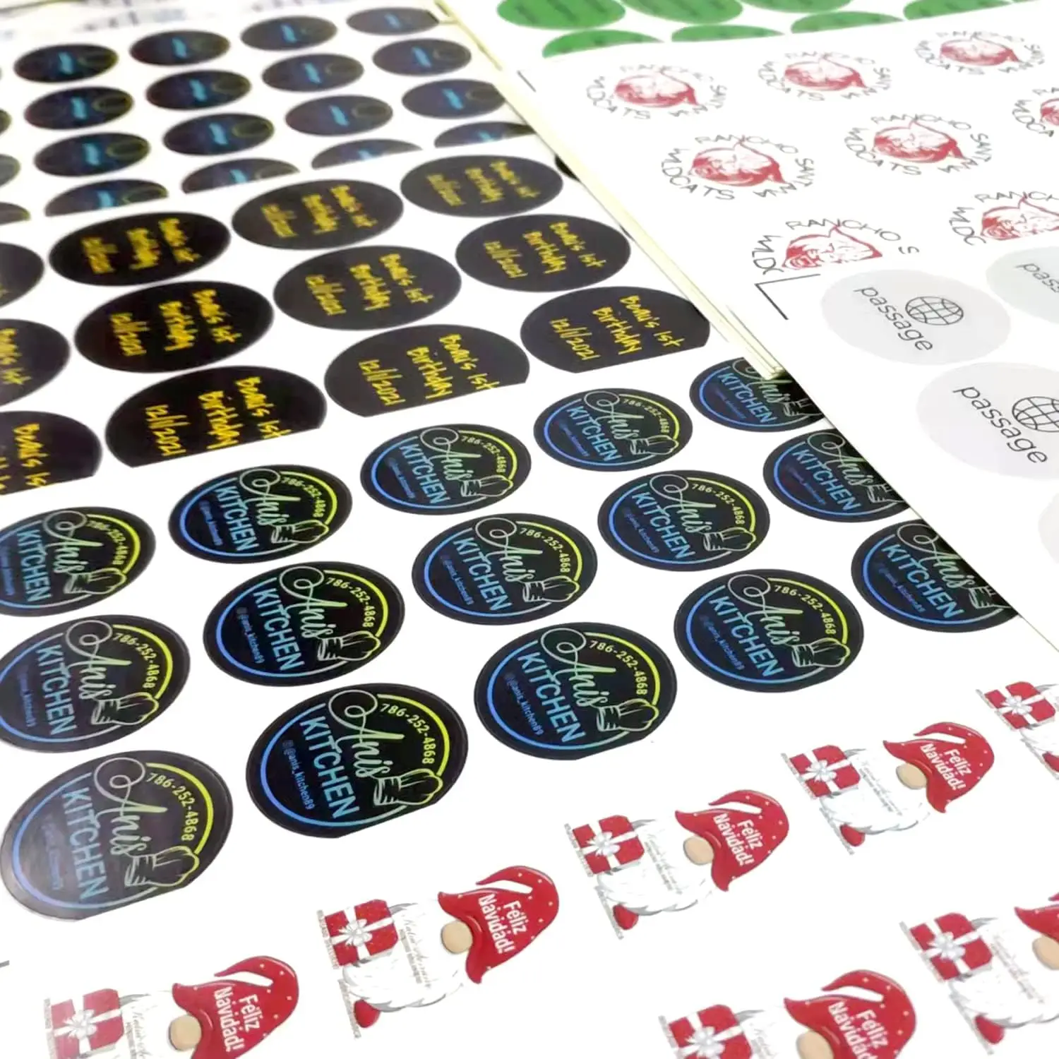 Waterproof Custom Stickers Logo Sticker Paper Wine Labels Perfume ...