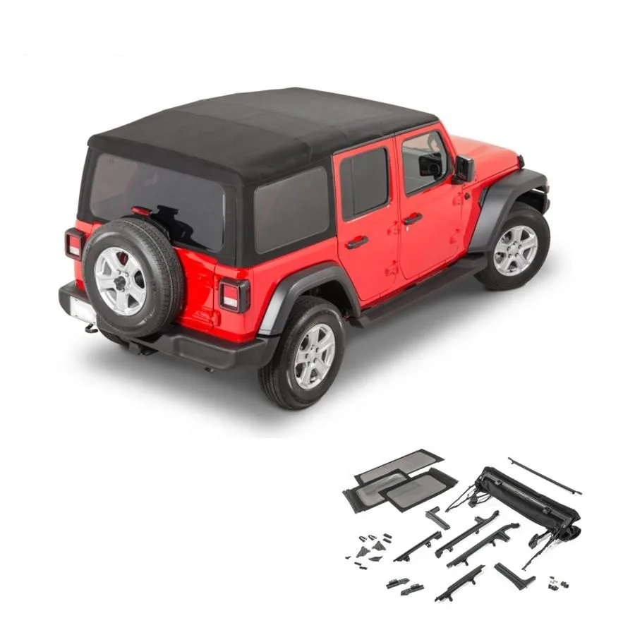 High Quality 4x4 Offroad Pickup Truck Soft Top Kit Softtop For Jeep ...