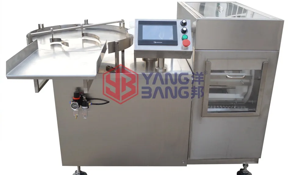 Yb-zx100 Automatic Glass Jar Rinser Honey Fruit Jam Bottle Washing ...