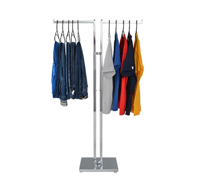 Retail Clothing Store Shop Fitting Adjustable Rectangular 2 Way ...