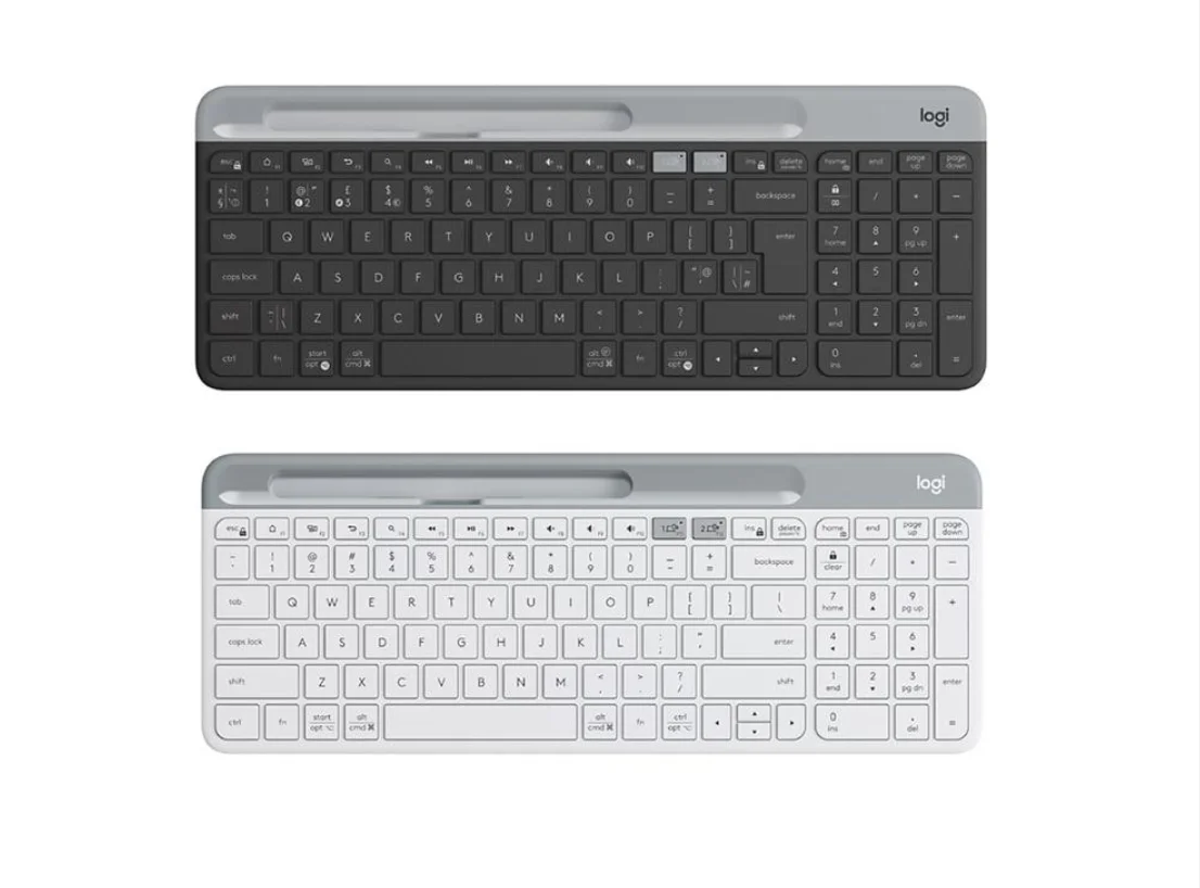 Logitech K580 Wireless Bluetooth Keyboard Ultra-thin Dual Mode Multi ...
