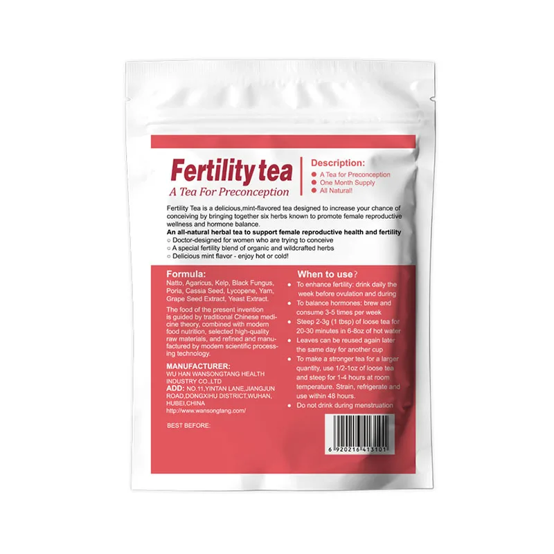 Female Fertility Tea Hormonal Fertility Tea To Get Pregnant Herbal ...