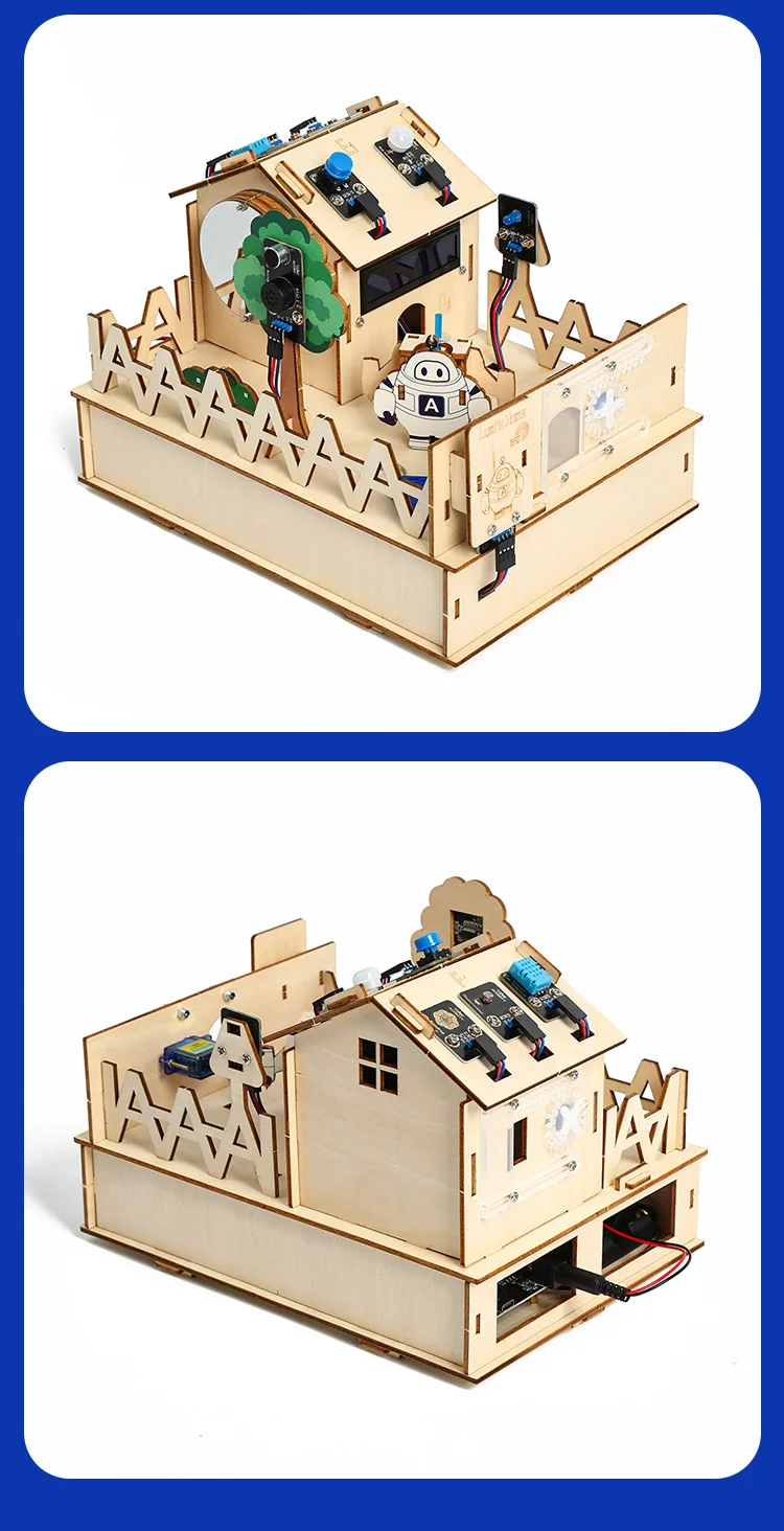 Bxf Diy Smart Home Kit For Arduino Kit Robot Starter Automation Projects Wooden House Learning 