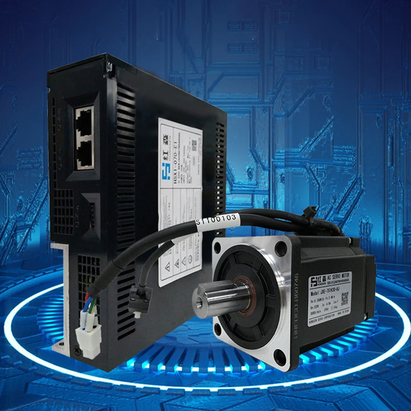 AC Servo Motor and Driver Controller Kit - 200W to 1000W