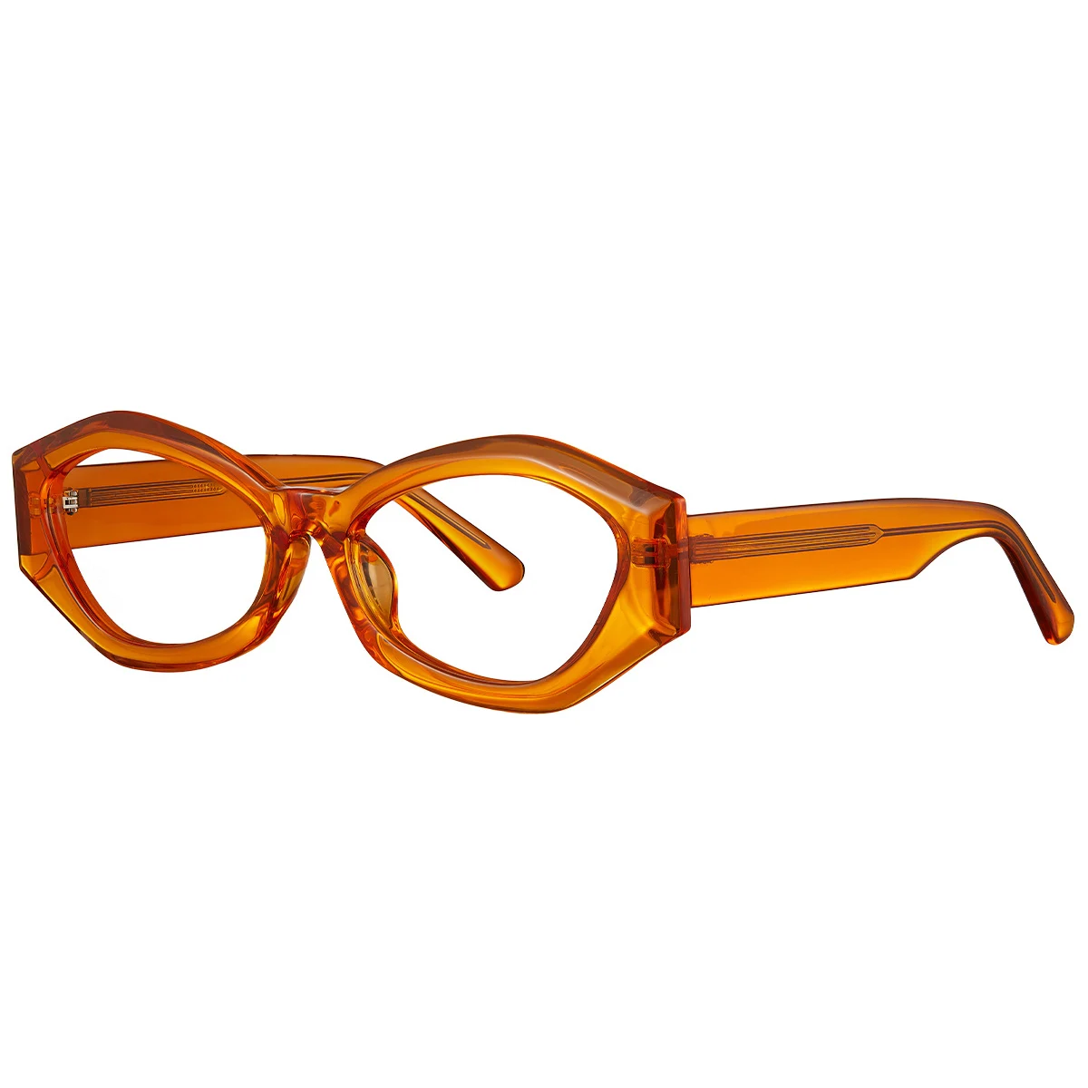 Luxury Acetate Geometric Eyeglass Thick Frames,Spectacles Prescription ...