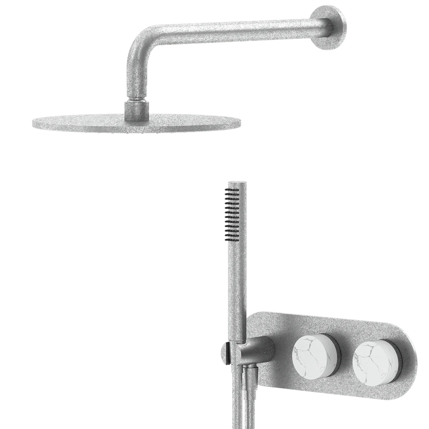 Watersino WaterMark Marble Hand Design Shower Mixer Tap Brass Material ...