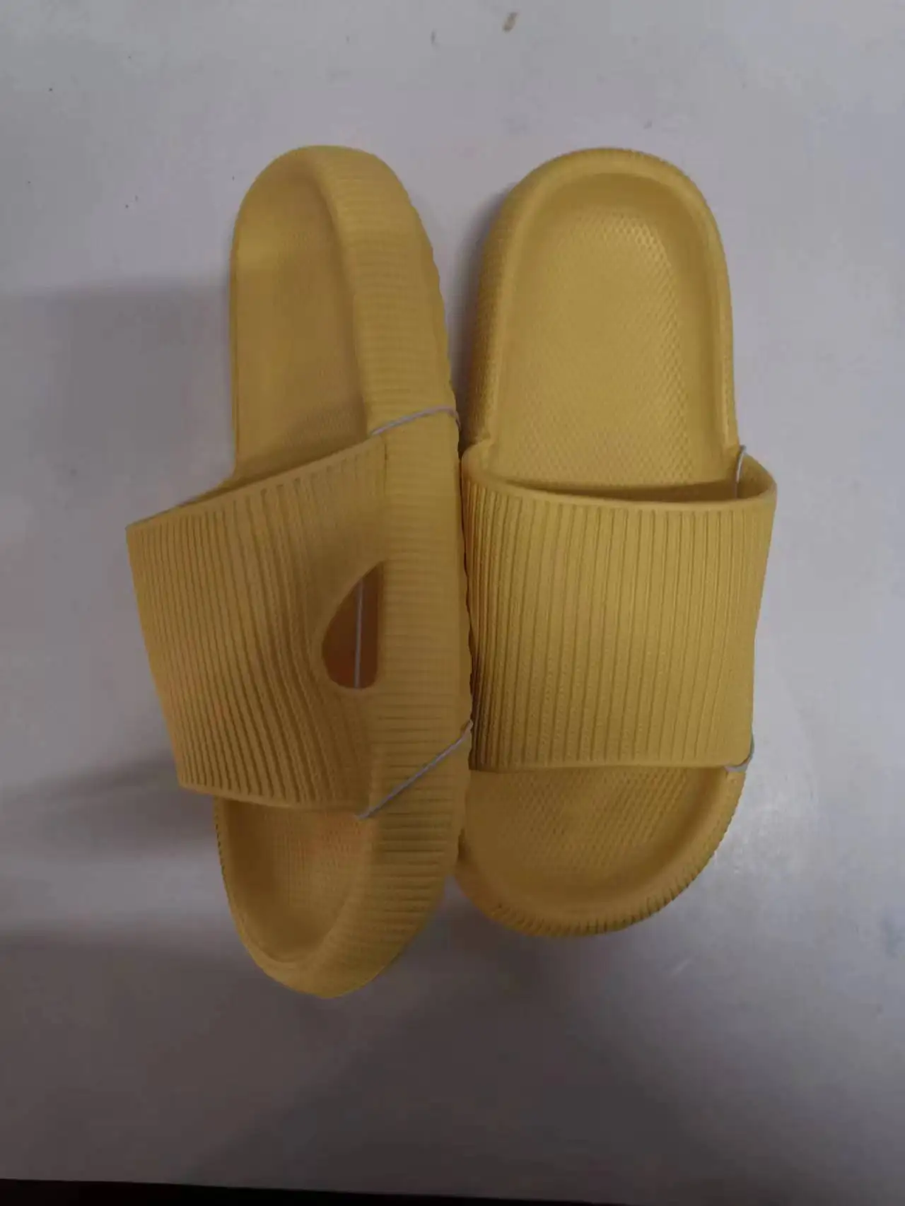 Home Slippers Thick Platform Chanclas Cloud Non-slip Flip Flops Woman ...