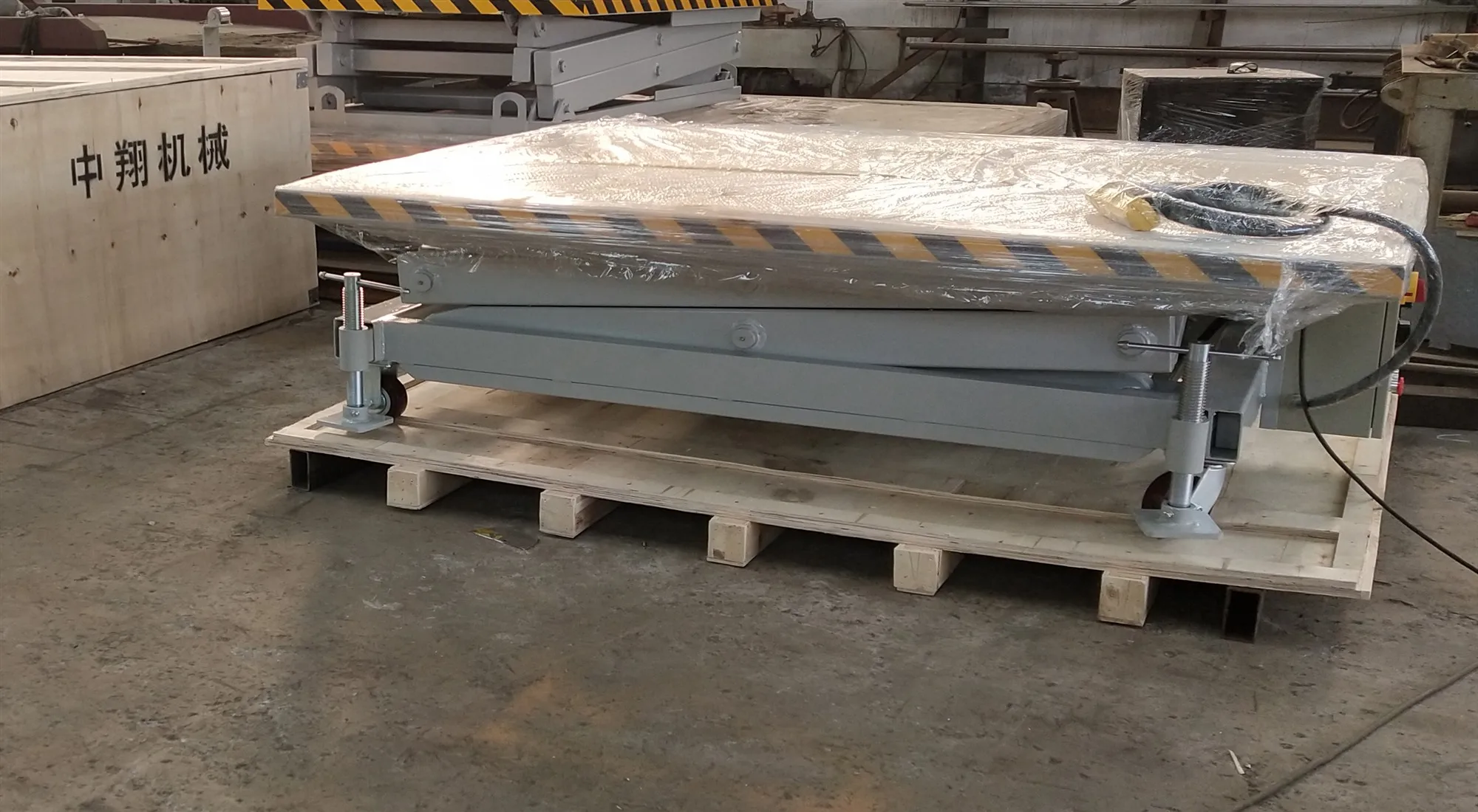 Hydraulic Cargo Pallet Table Lift System - Buy Scissor Car Lift\/fixed ...