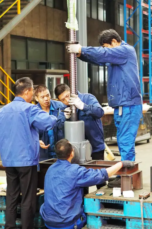 Ball Thread Rod Mechanical Hydraulic Lift Elevator Gearbox