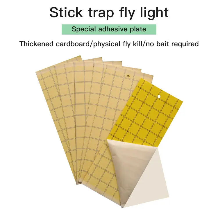 Yellow Solid Fly Trap Lamp Stick Board Trap For Ants Termites Moths For ...
