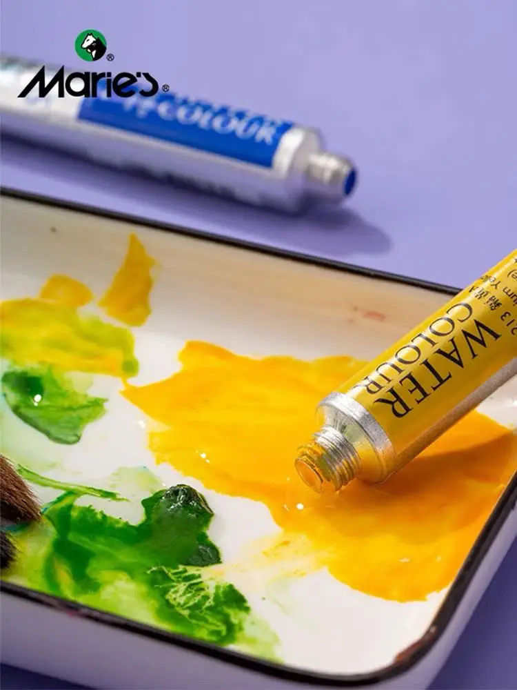 Marie's Professional Watercolor Tube 12 Colors Watercolor Paint Set ...
